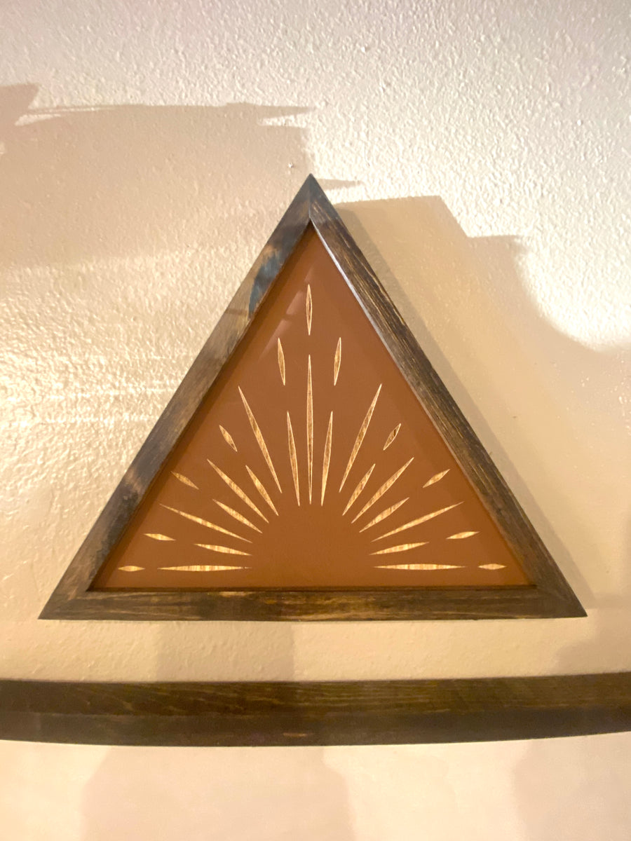 Terracotta Triangle 2 piece Set (at: Planker) – Birch and Home